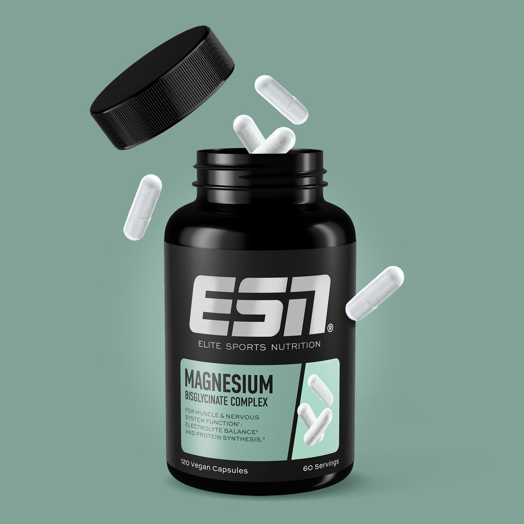 Magnesium capsules | Magnesium Bisglycinaat – ESN